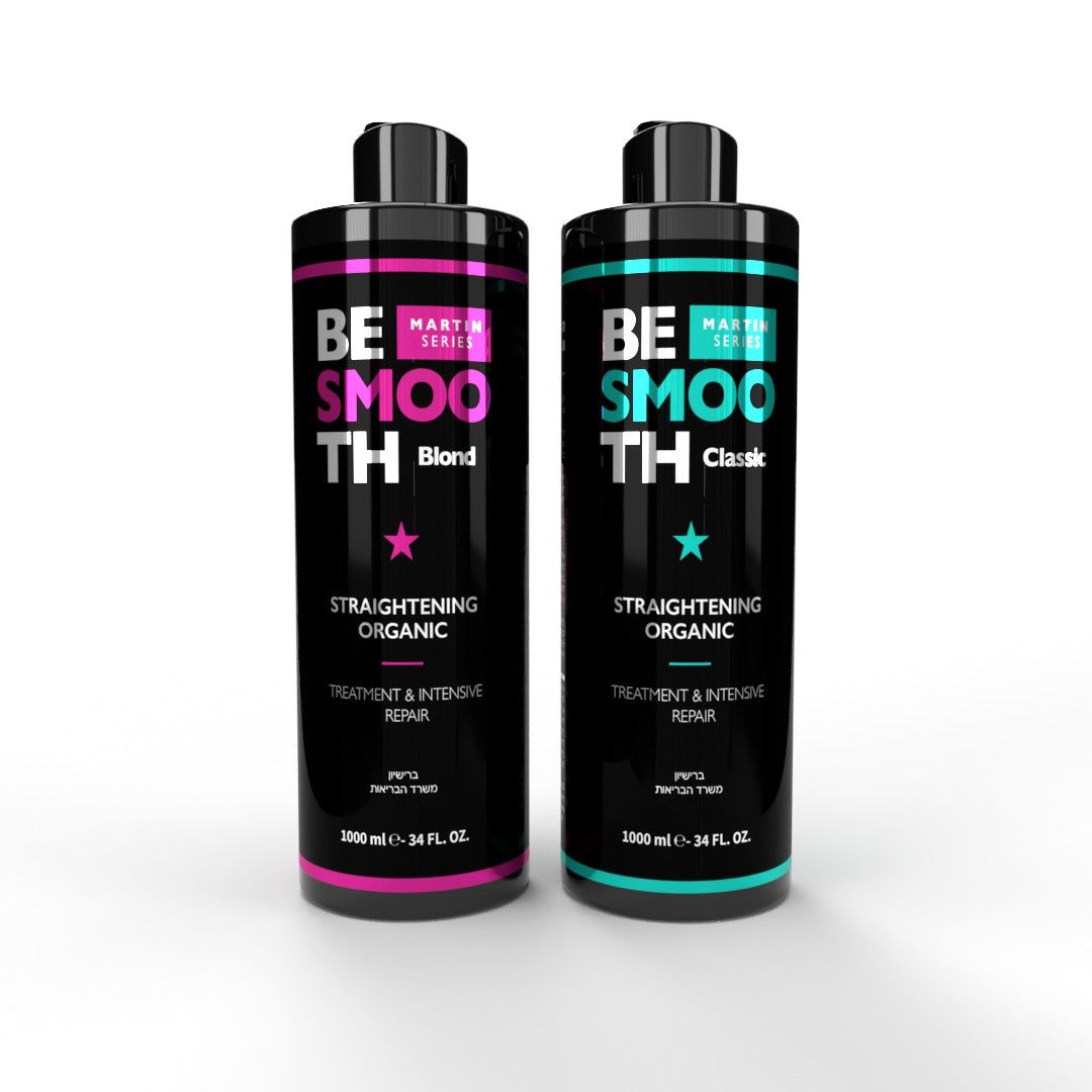 BE SMOOTH בי סמוט סדרת MARTIN החלקה אורגנית וטיפול אינטנסיבי לשיער ...