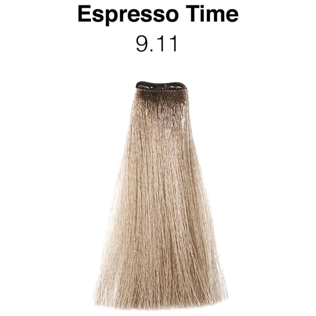 צבע לשיער 9.11 - Very Light Intense Ash Blond צבע אספרסו טיים, צבע שיער ...
